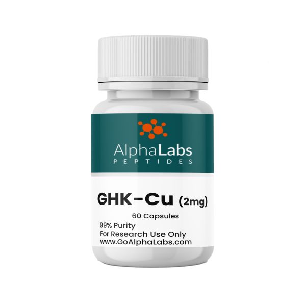 GHK-Cu Capsules (2mg) – Go Alpha Labs | High Quality Lab Tested ...